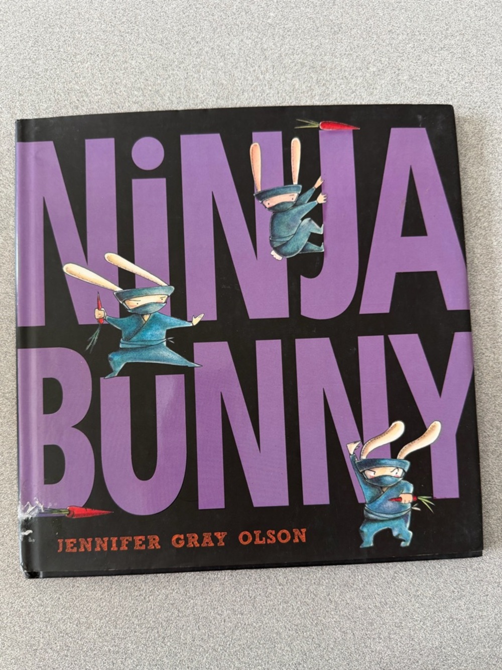 Ninja bunny | Toys | Ninja Bunny By Jennifer Gray Olson Purple Black ...